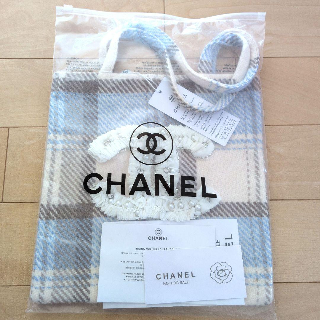 に*ま様 CHANEL チェック柄 トートバッグ