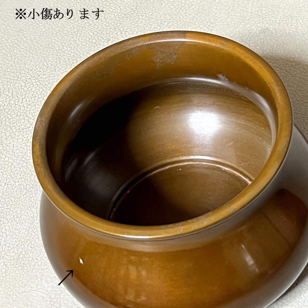 中川浄益 銅製 建水 木箱入り 茶道具 【k3424】