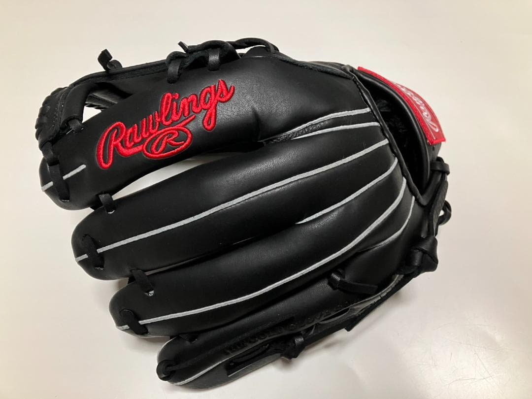 ローリングス黒 Rawlings軟式野球 /ソフトボール兼用グラブ 成人用