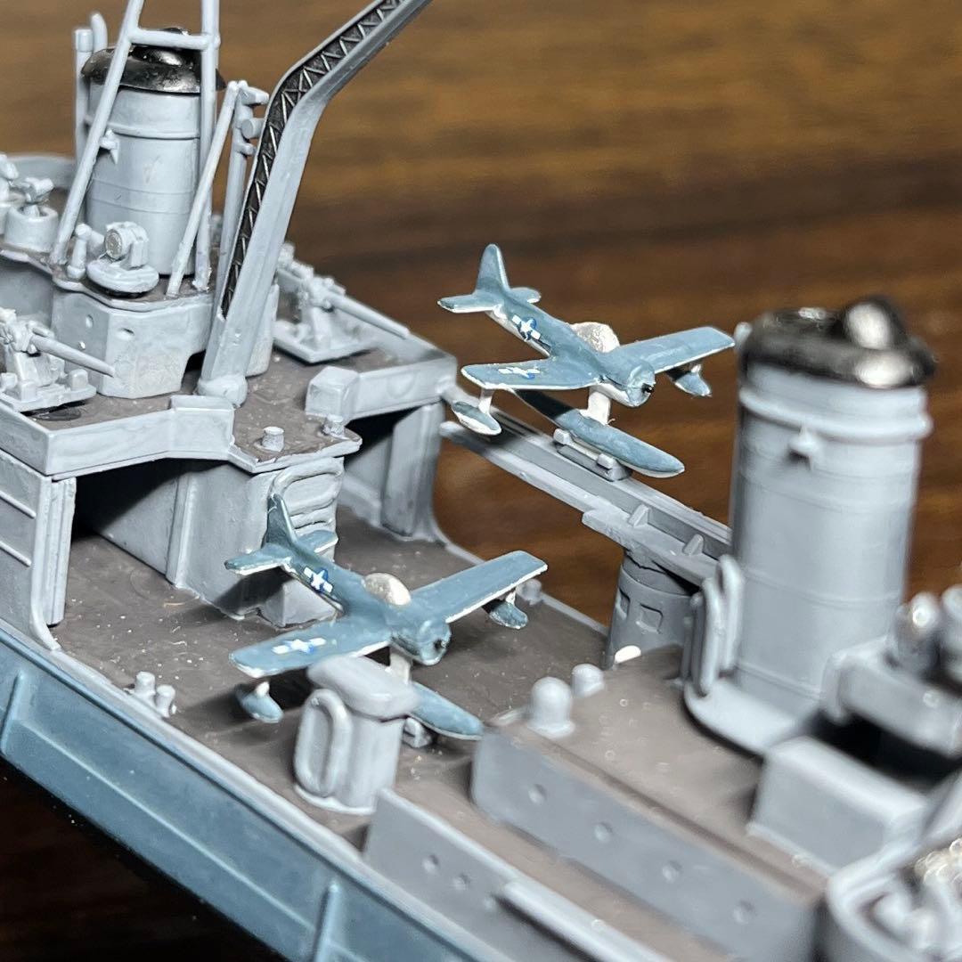 1/700 アメリカ海軍　重巡洋艦インディアナポリス 日本海軍　潜水艦伊58号