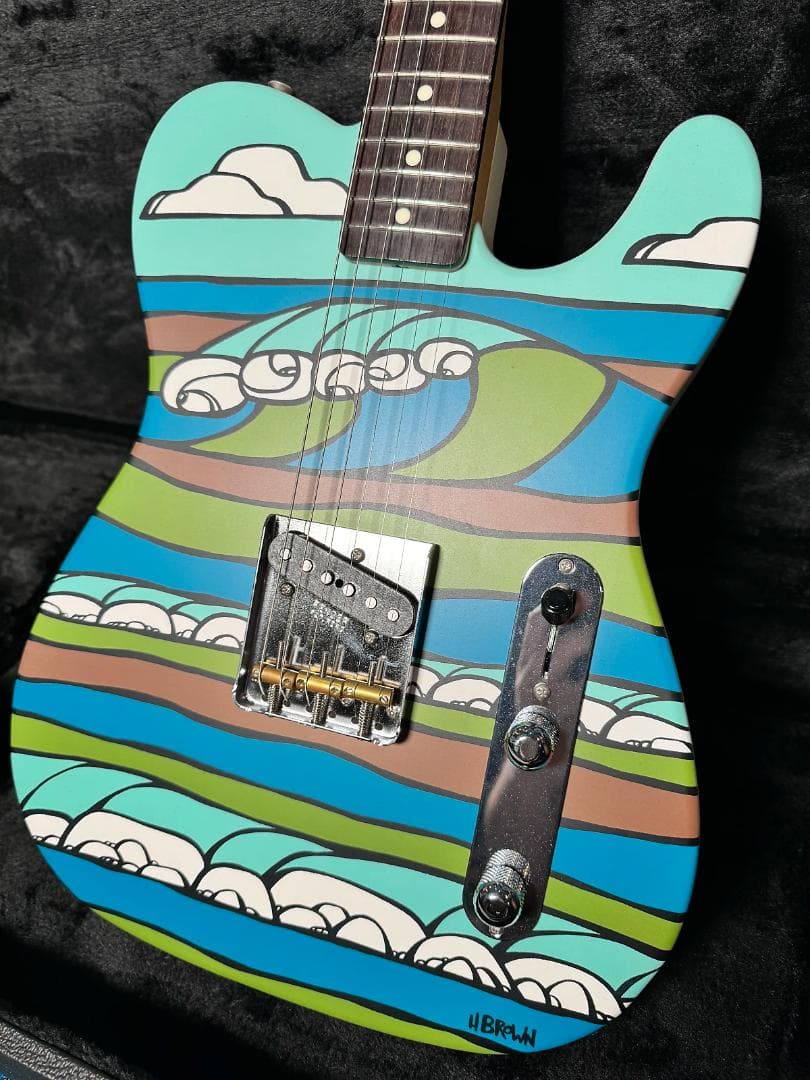 世界限定15本 Fender Art Canvas Heather Brown
