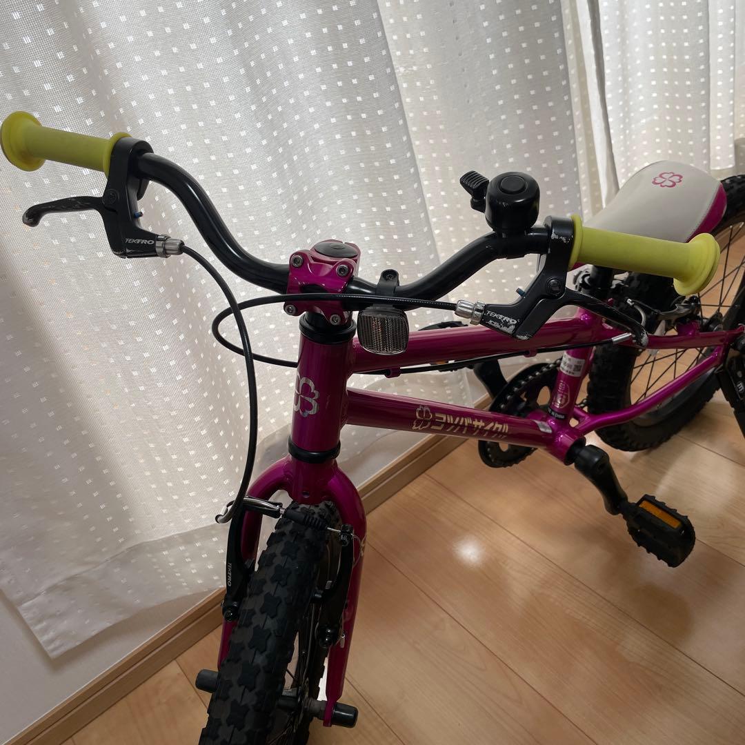 【室内保管/引取希望】ヨツバサイクル ゼロ 16インチ クリスタルピンク