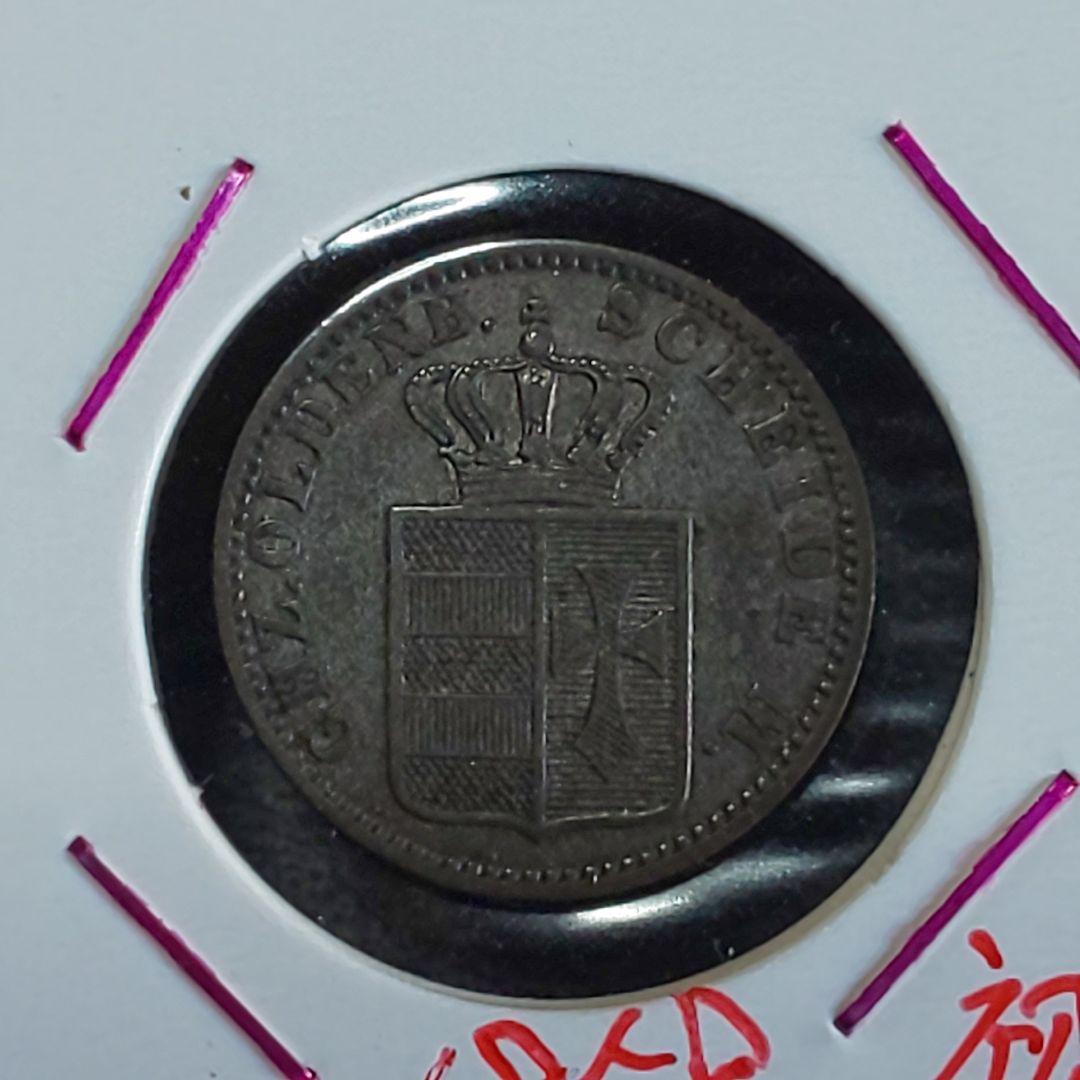 1858年 オーストリア 1 GROSCHEN 銀貨