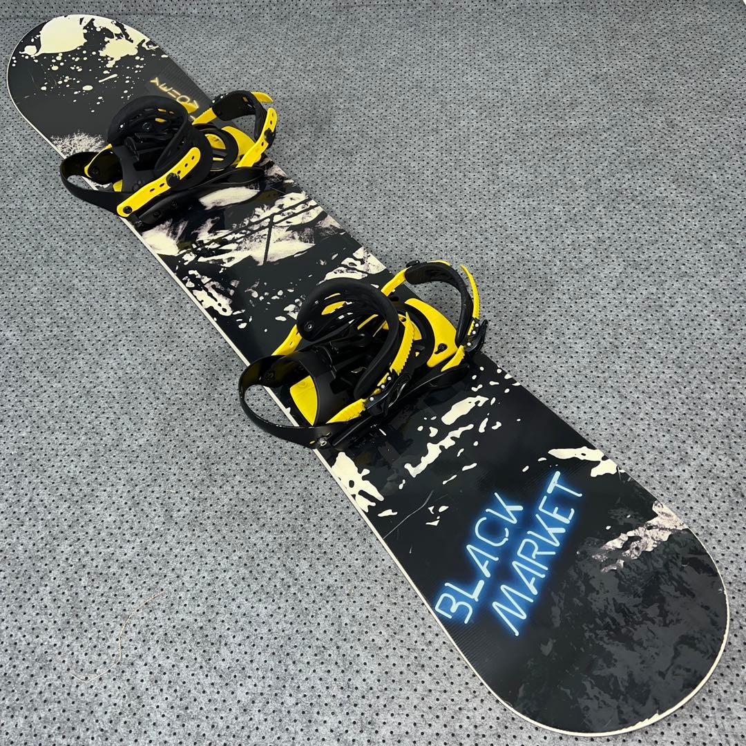 7-８回使用 154cm yellow bus×バインディング MLサイズ