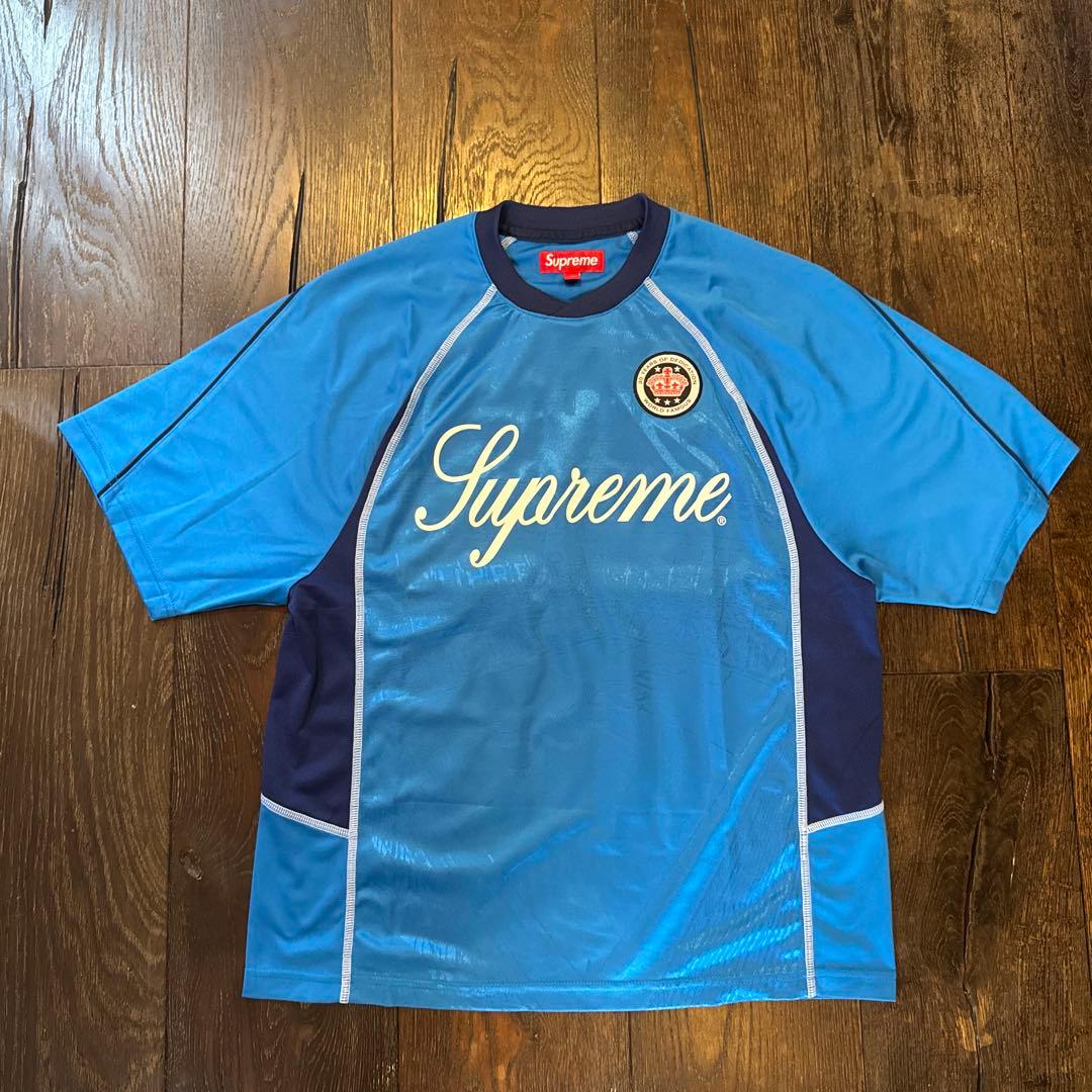 ウェア Supreme Jacquard Soccer Jersey Blue
