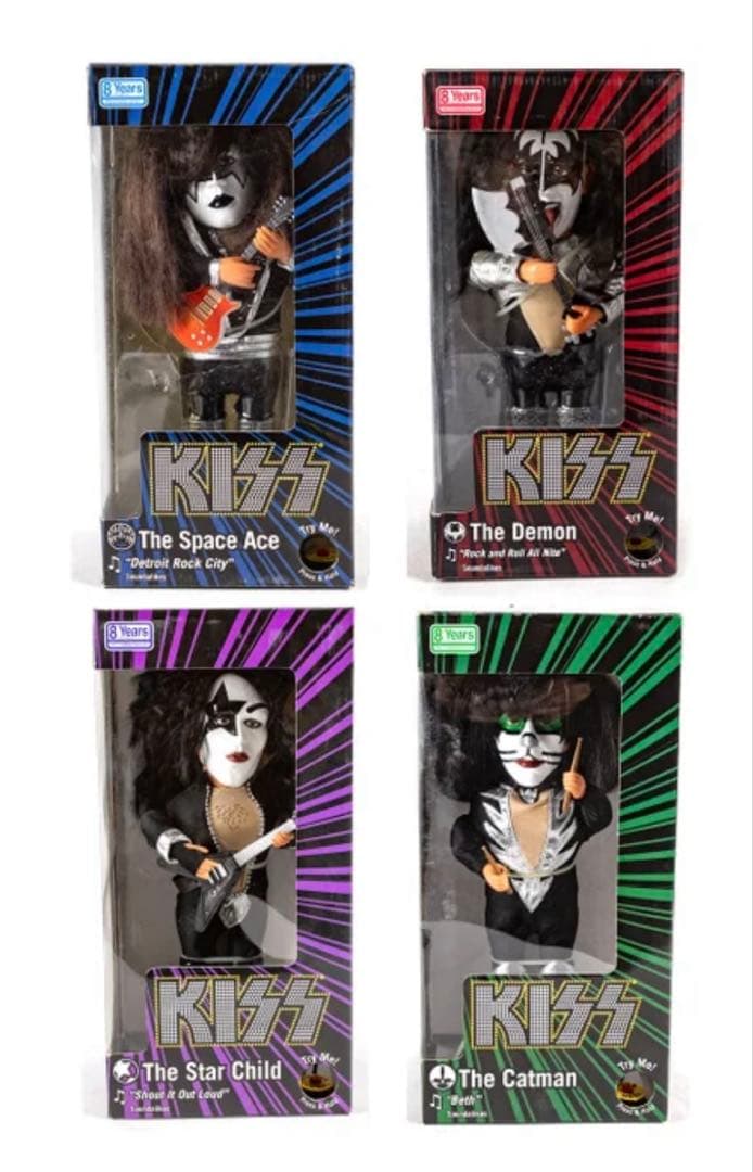 短期値下♡KISSフィギュア4体KISS Figures Soundalikes