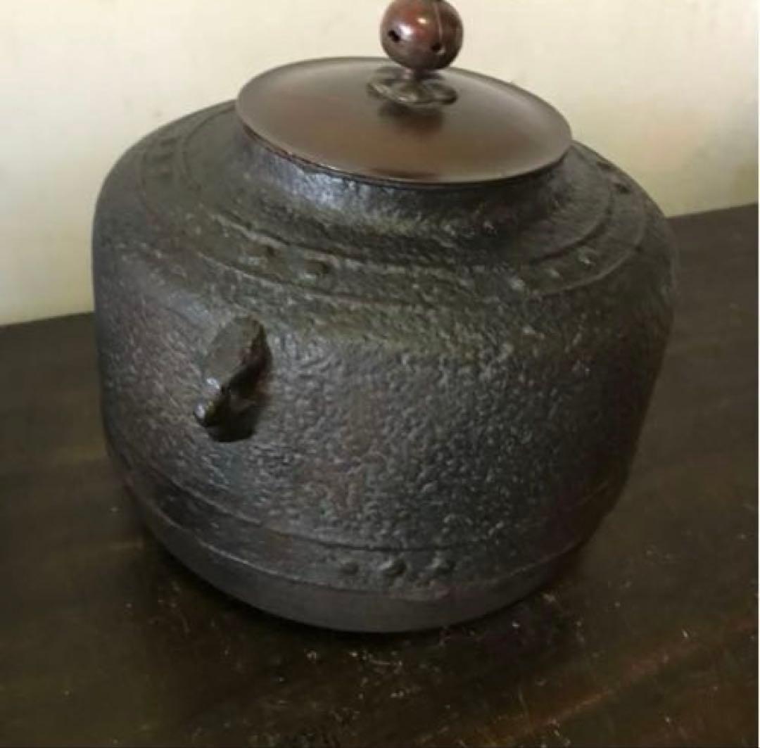 工芸品　希少　茶道具　茶釜　茶の湯釜　釜　茶道　釜