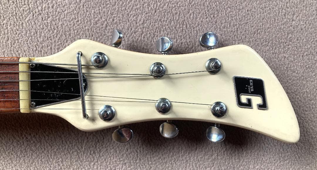 ギター GUYATONE LG150T MOSRITE STYLE WHITE 60s