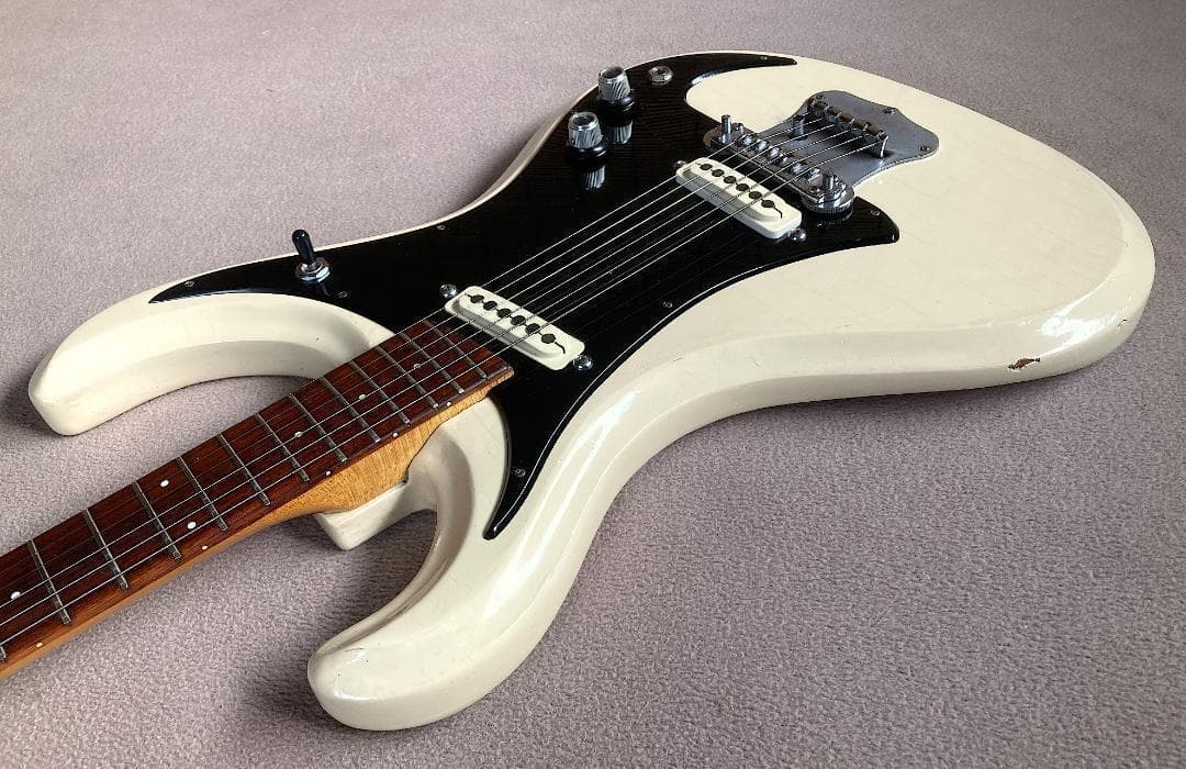 ギター GUYATONE LG150T MOSRITE STYLE WHITE 60s