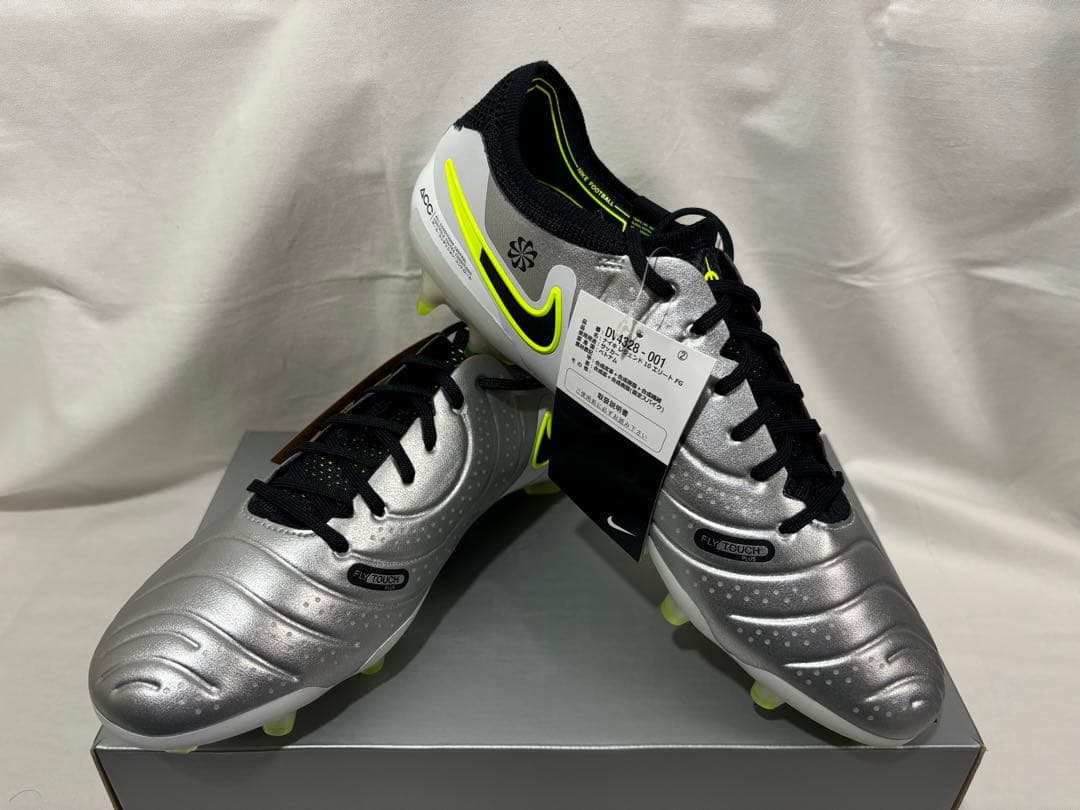 シューズ nike legend 10 elite fg silver 28.5