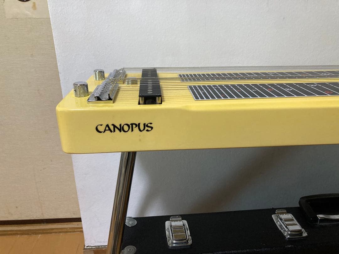 「希少」CANOPUS カノウプス6弦8弦Wネックスチールギターハードケース付