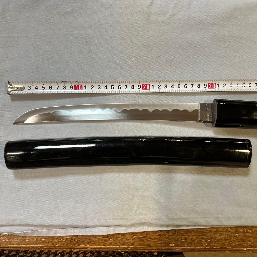 模造刀　黒呂　刃渡り２８