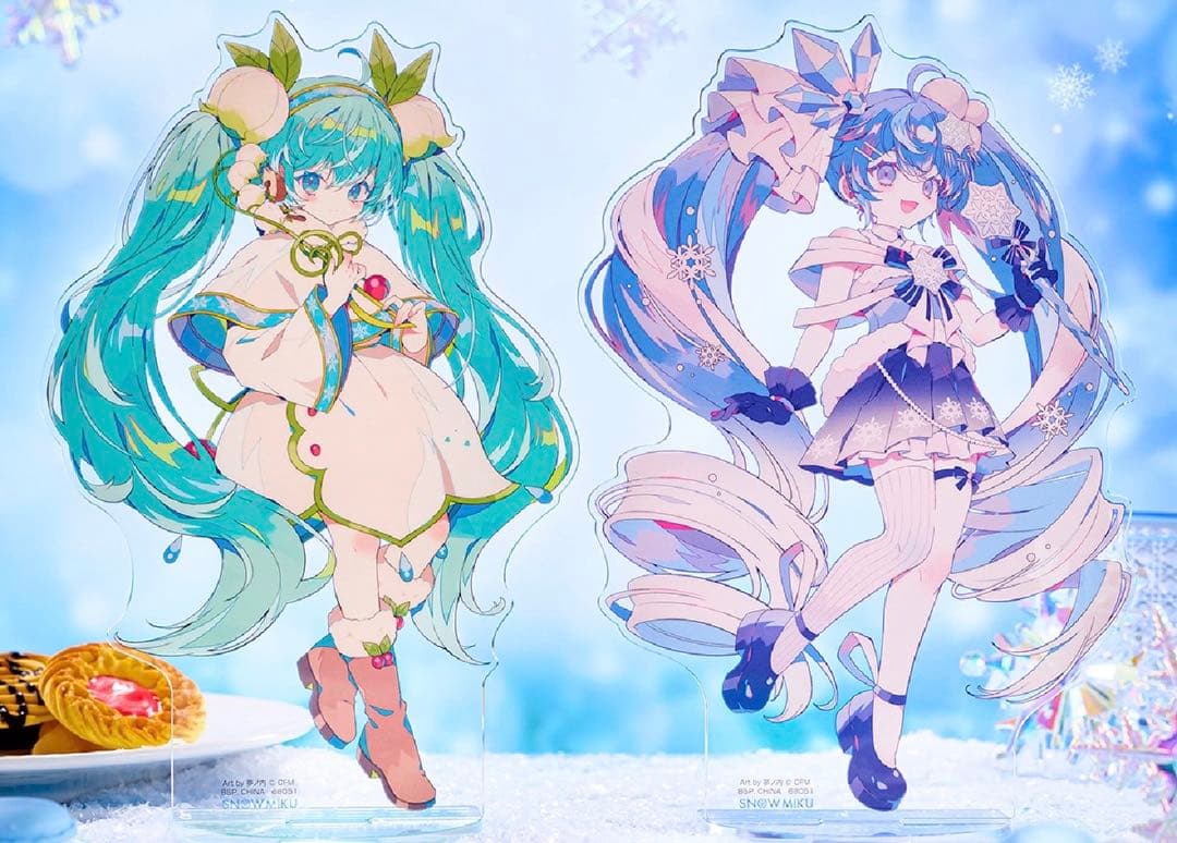 一番くじ 雪ミク HatsuneMiku ビックアクリルスタンド コンプ