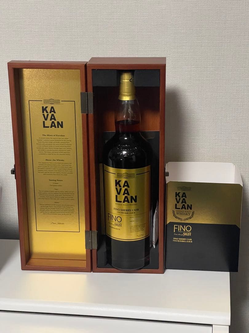 新品未使用 KAVALAN FINO ウイスキー 700ml 木箱入り
