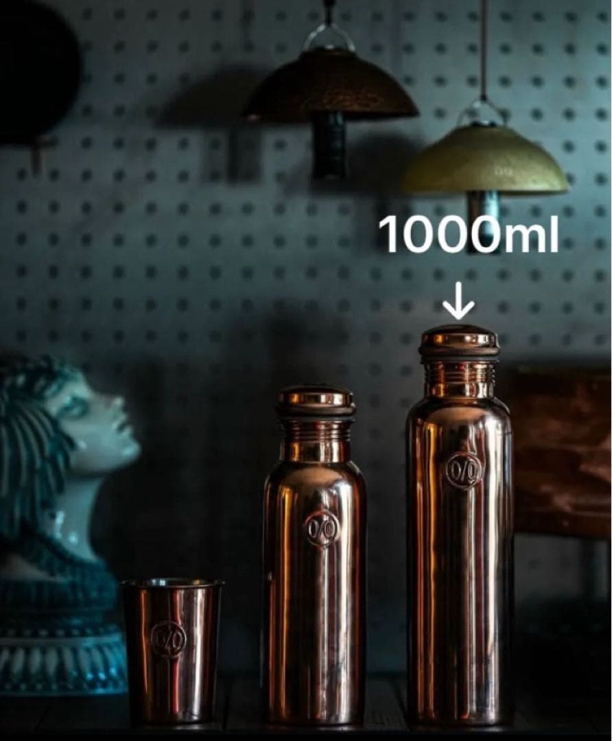 ネルデザインワークス　Solid copper bottle 1000ml
