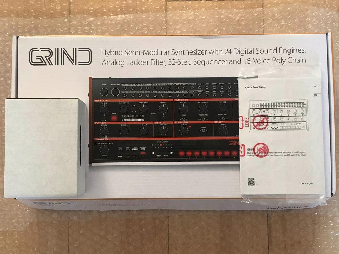 Behringer Grind セミモジュラーシンセサイザー