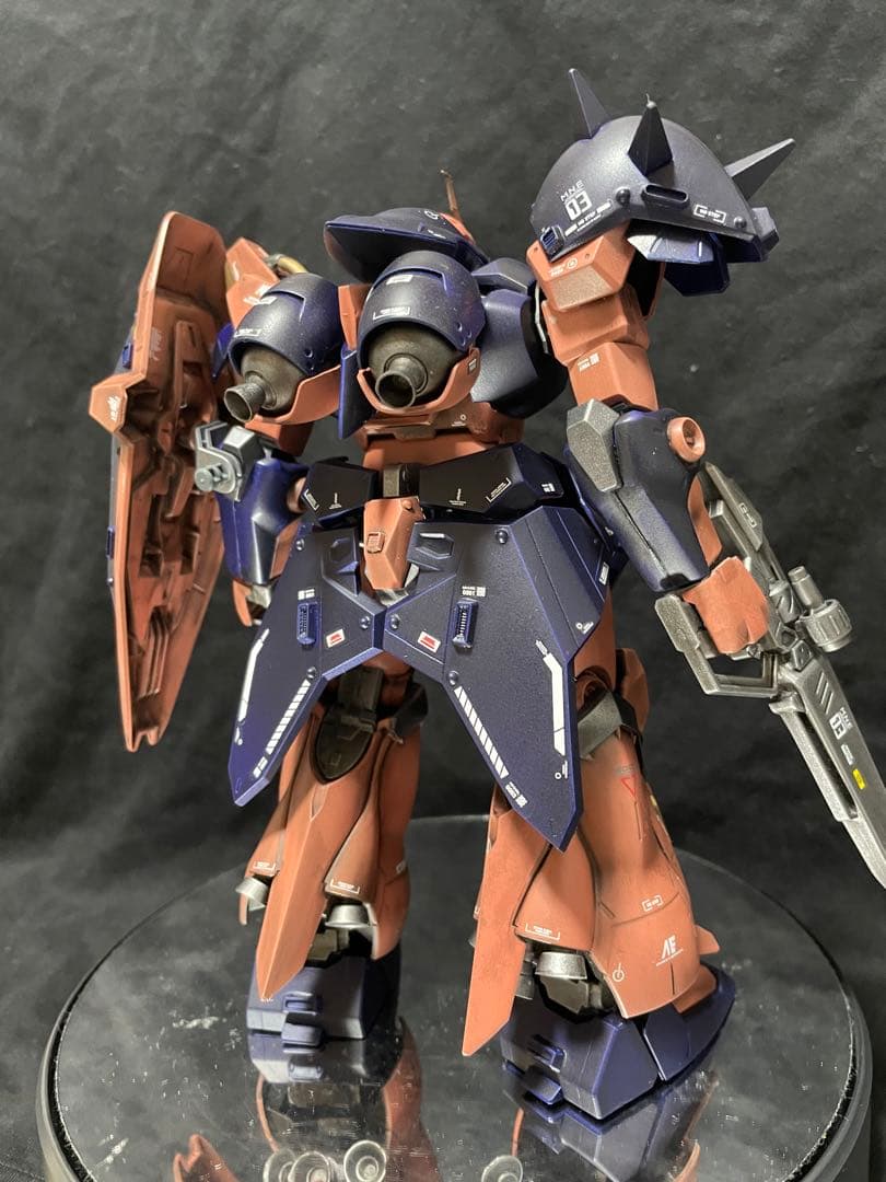 ガンプラHGメッサー塗装完成品