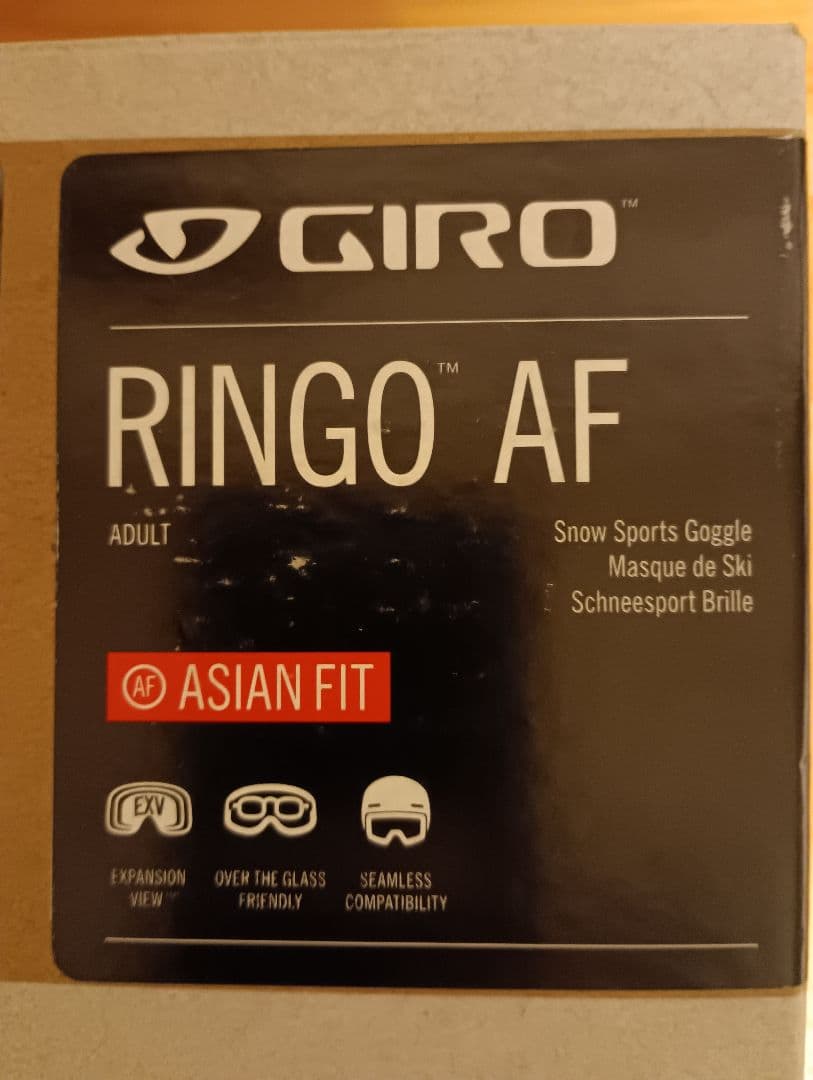 新品未使用GIRO RINGO AFゴーグル グレー アジアンフィット