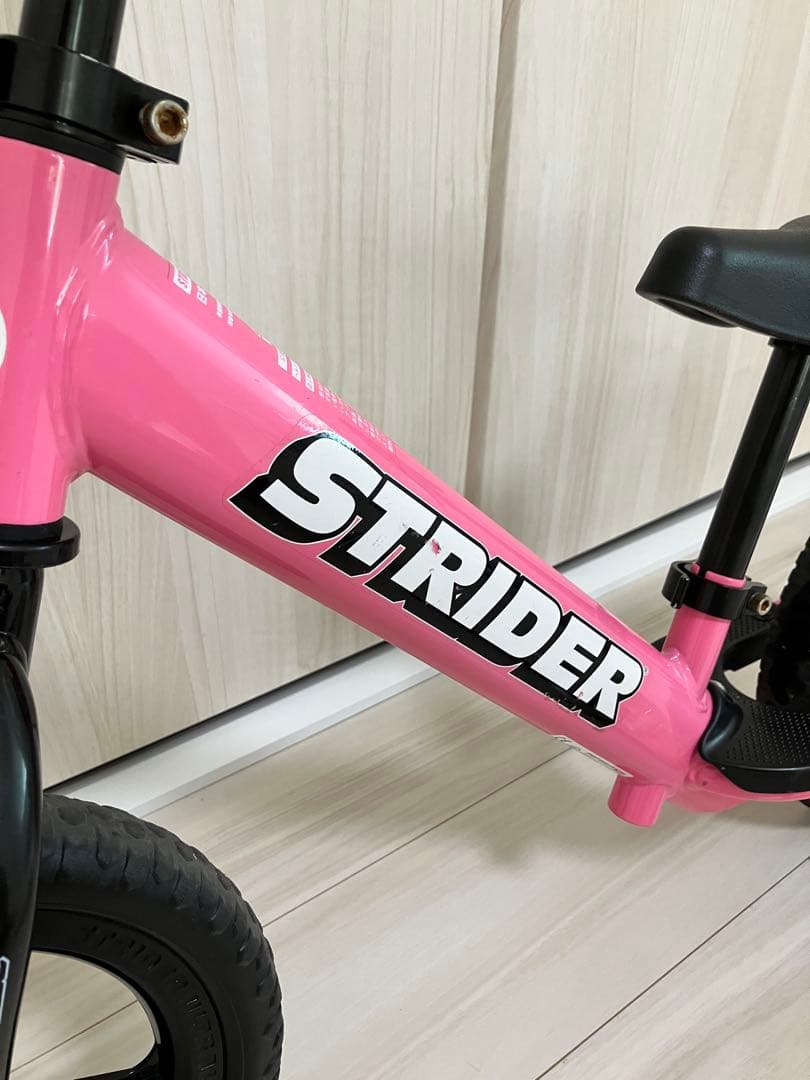 STRIDER ストライダー スポーツバランスバイク ピンク　付属品セット