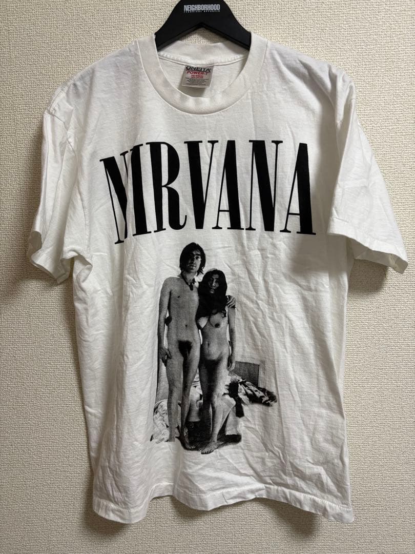 貴重！NIRVANA Tシャツ ジョンレノン　オノヨーコ　バンドT