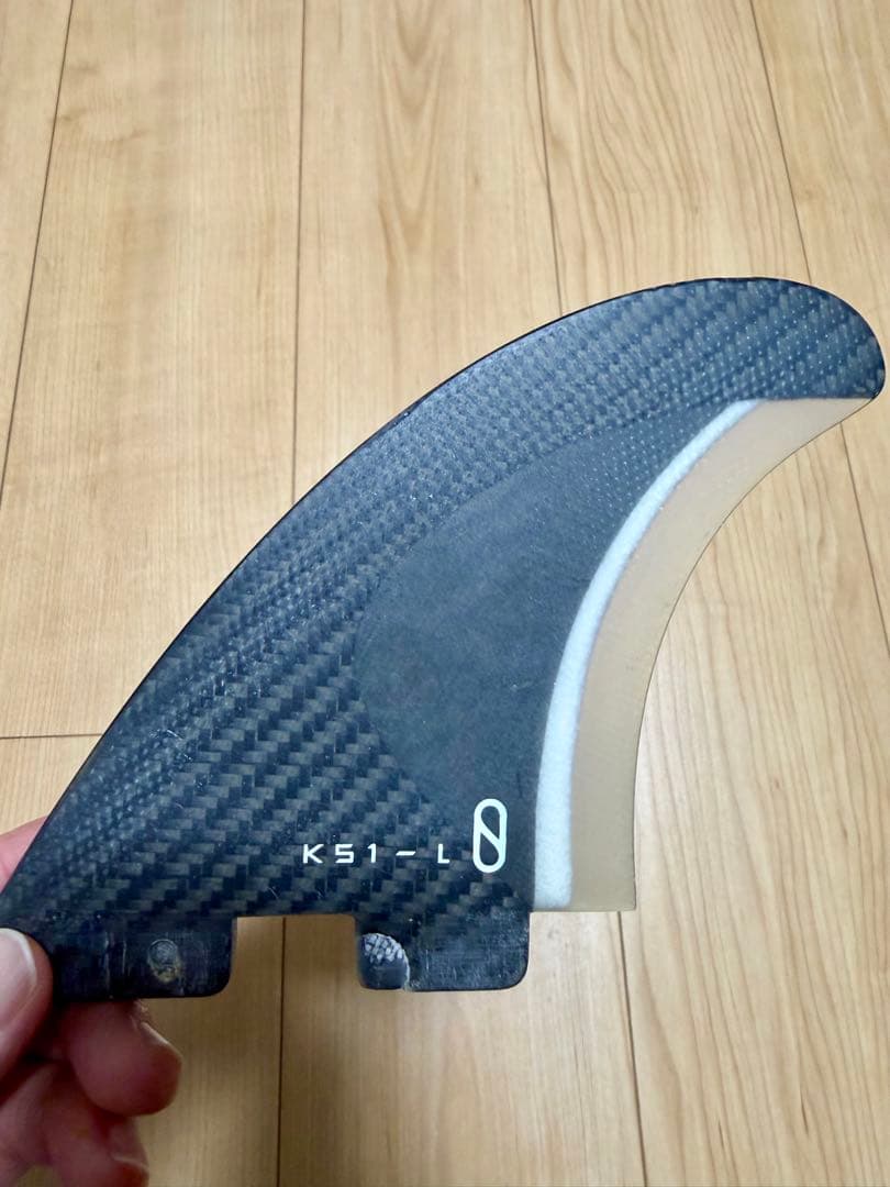 ENDORFINS KS1/サーフボードフィン 3FIN Lサイズ