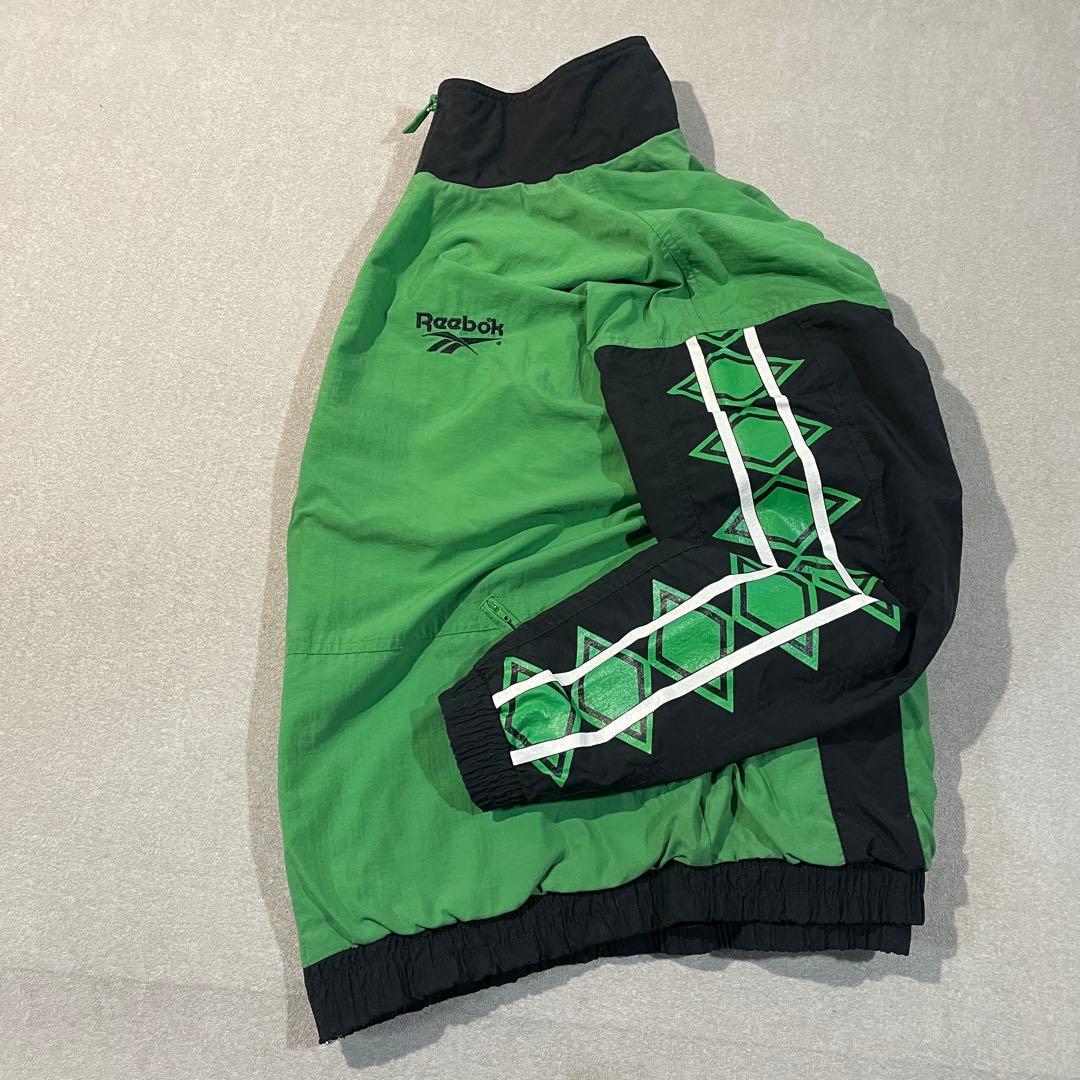 【激レア!90s】Reebokナイロンジャケット L ボルシアMG 緑