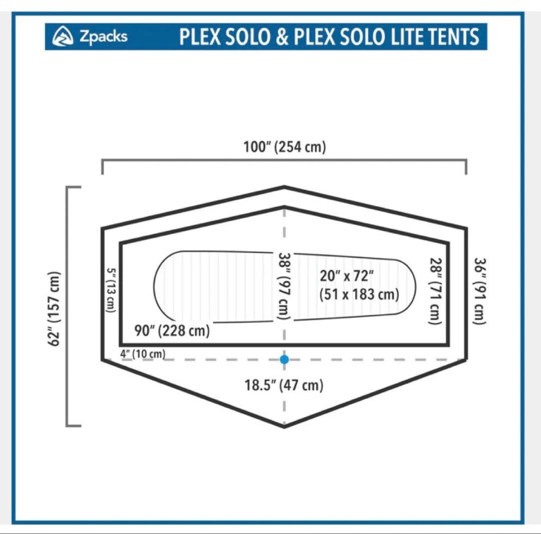 【名作】Zpacks Plex Solo Tent ＋オマケ