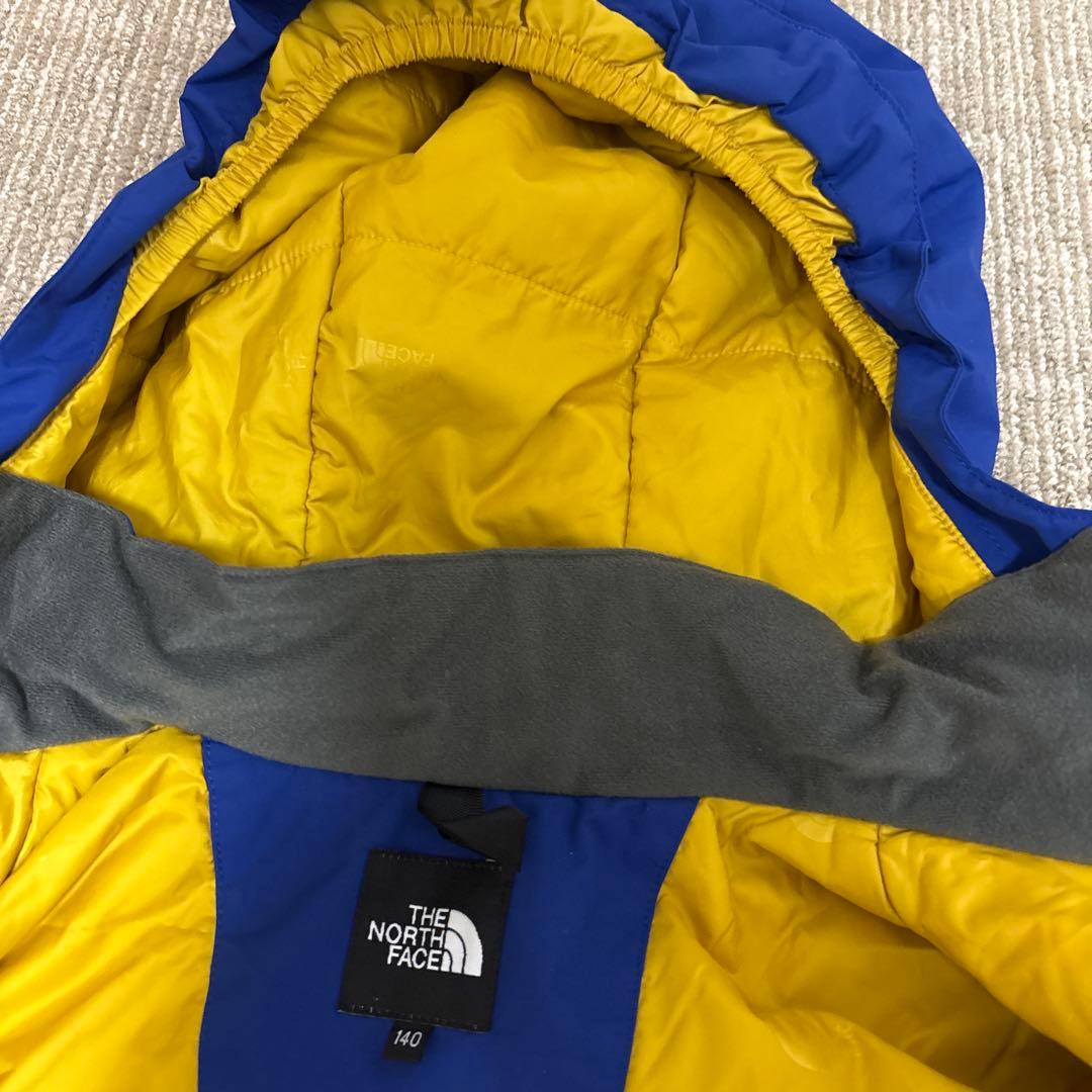 値下げ美品THE NORTH FACE スキーウェア 青/黄
