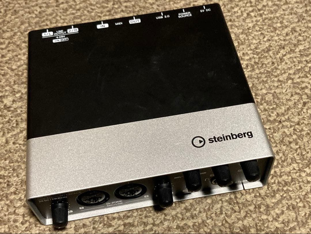 UR22mkII steinberg オーディオインターフェイス