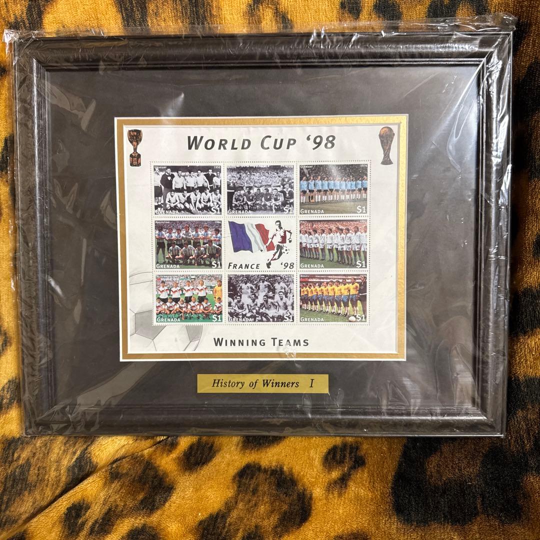 切手　football 1998年WORLD CUP記念　France サッカー