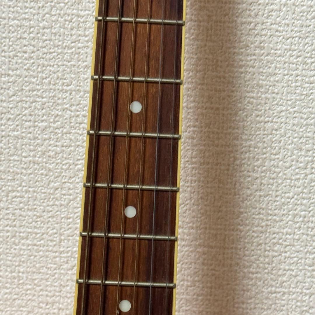 アコースティックギター Fender フェンダー　ピンク　アコギ