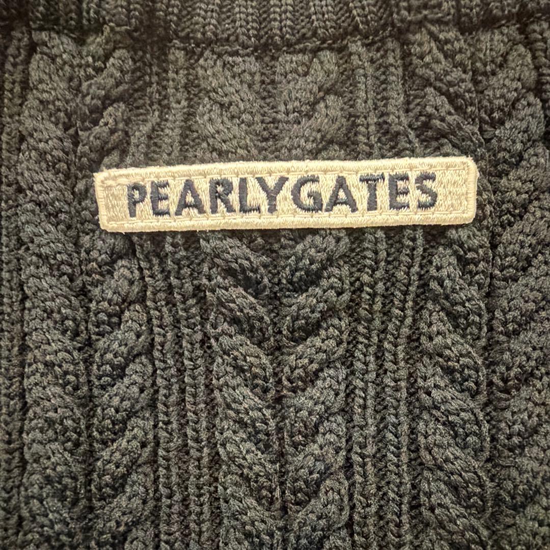 PEARLY GATES メンズベスト サイズ5 ブラック