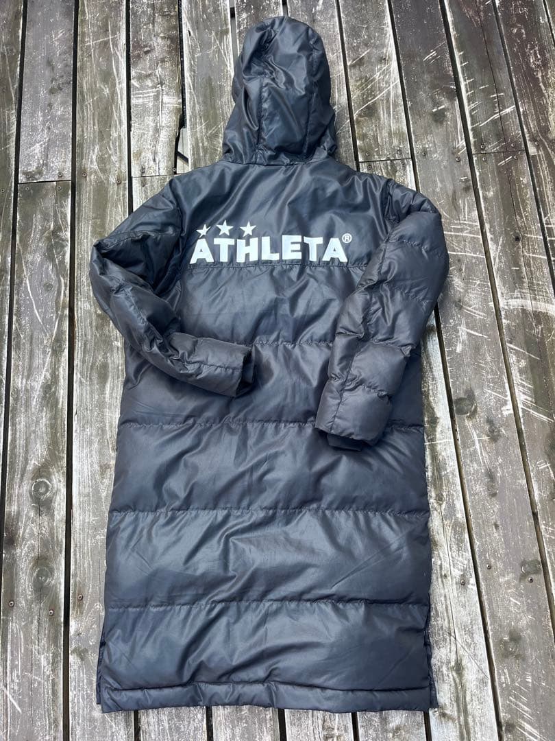 ATHLETA ベンチコート ブラック　Lサイズ