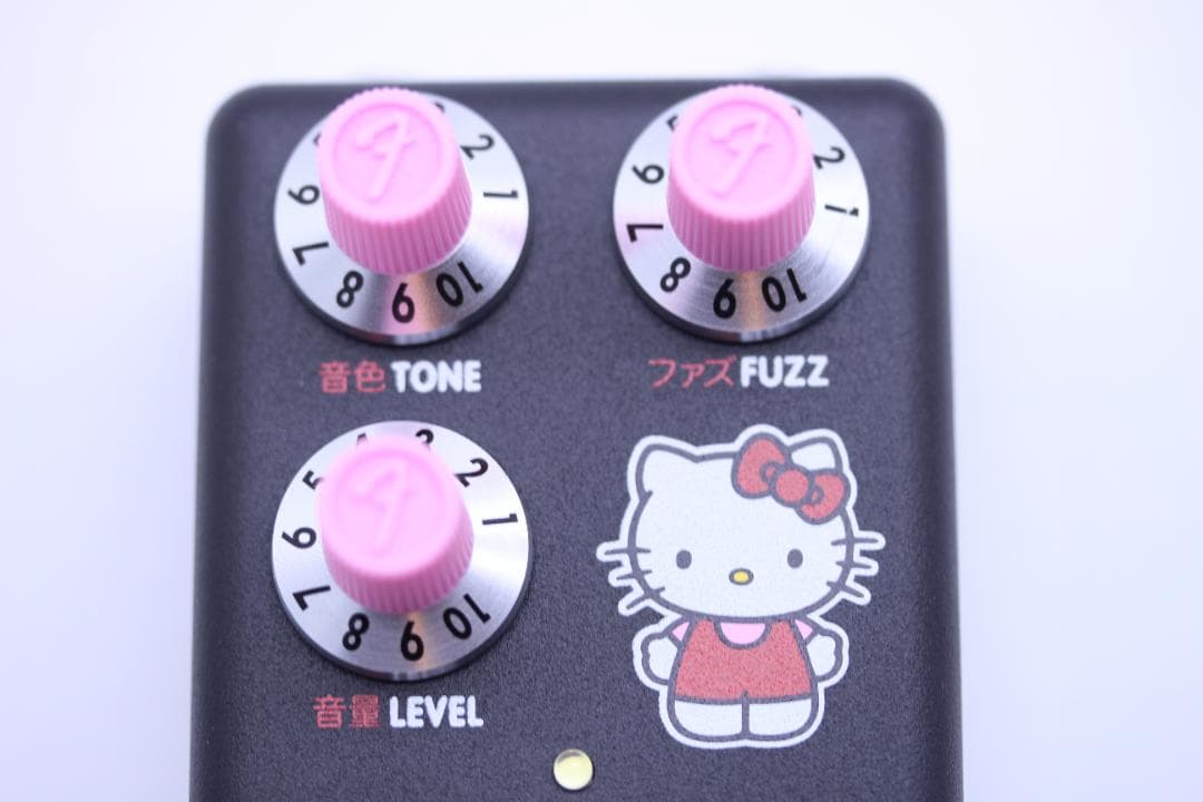 Fender Hello Kitty Fuzz エフェクター 黒 キティ☆