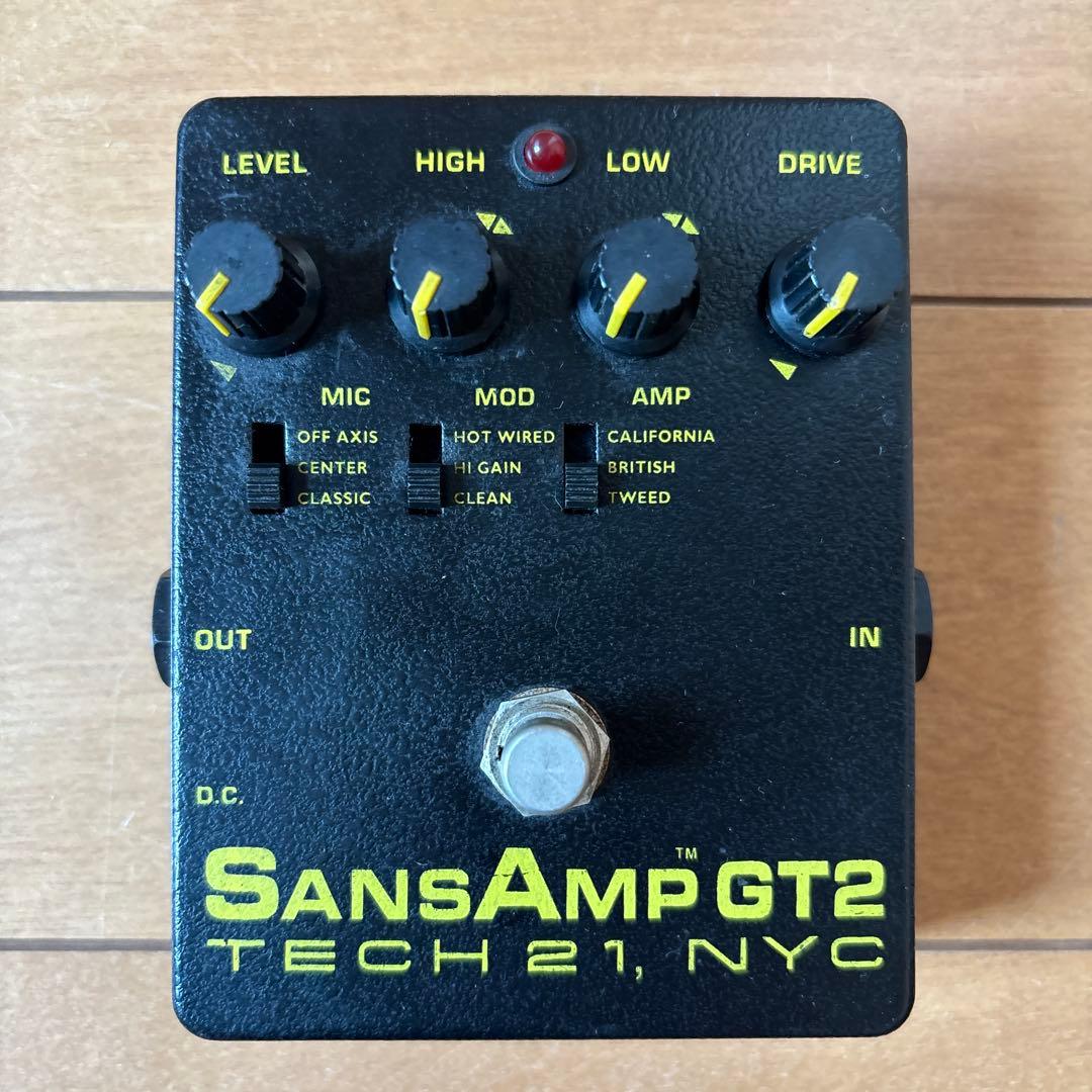 Tech21 SansAmp GT2 ギターエフェクター　初期型
