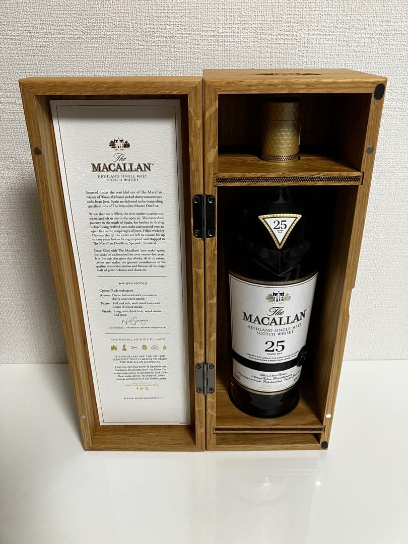 2019年 アメリカ版 ザマッカラン25年 未開封 ウィスキー 750ml