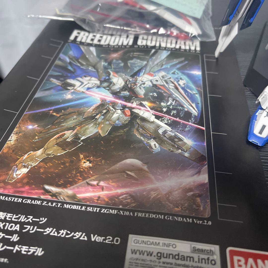 MGフリーダムガンダムVer.2.0 MGガンダムF91 Ver.2.0の2体