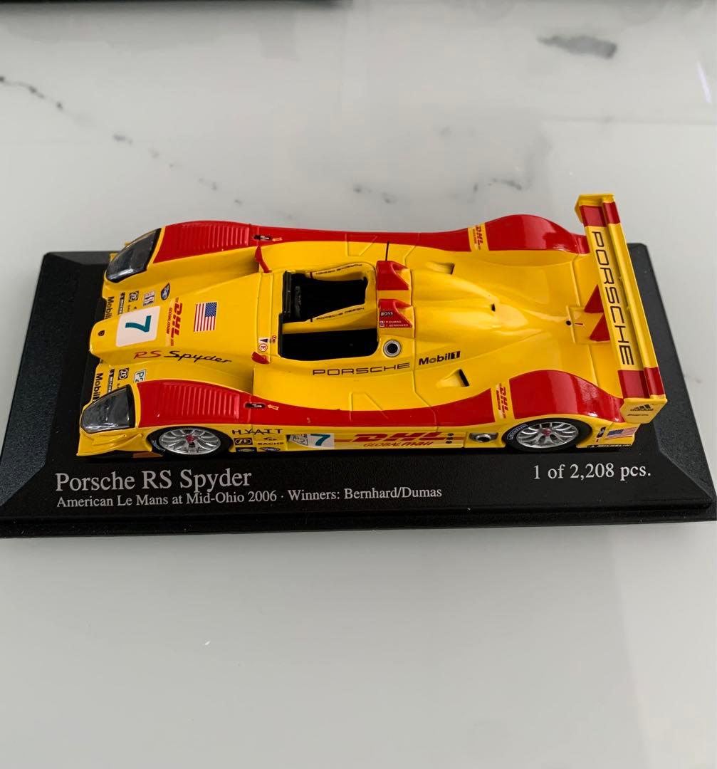 Porsche 4台　RS Spyder 911 Coupe GT1 など