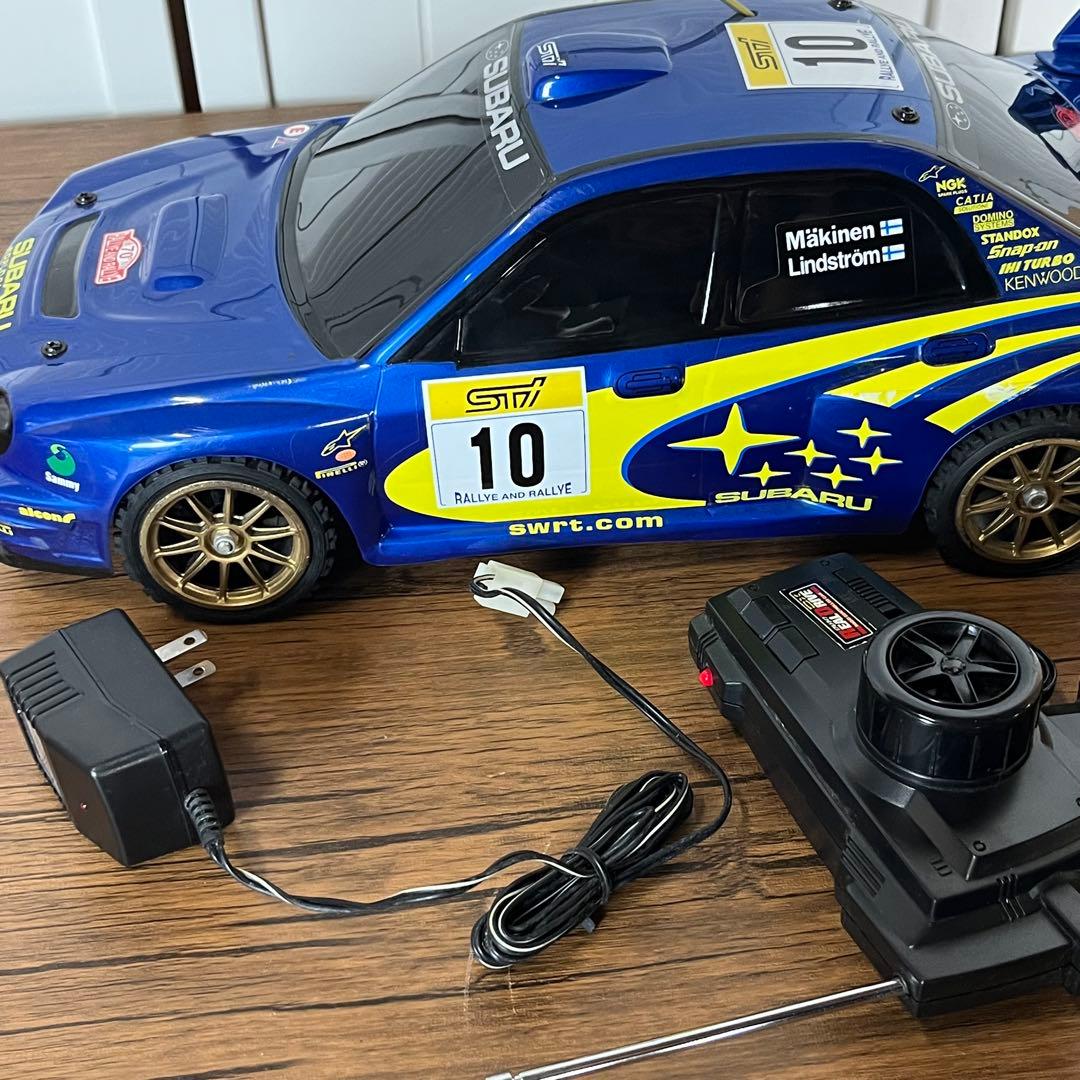 【匿名発送】SUBARU WRX STi ラジコンカー 1/10 動作品