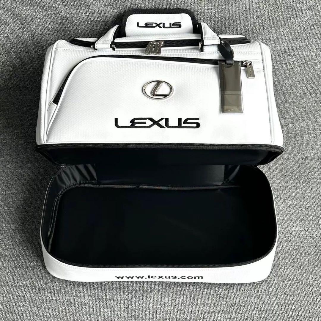 【非売品】LEXUS ゴルフバッグ ボストンバッグ ホワイト