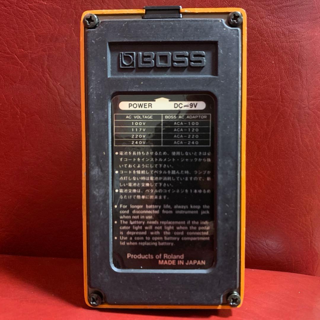 ★銀ネジ スケルトンスイッチ★ 極美品 1979年 日本製 BOSS DS-1