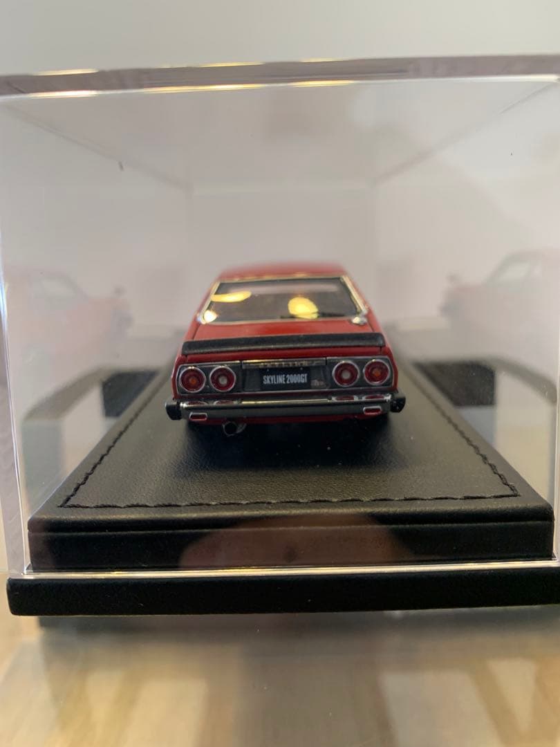 イグニッションモデル1/43 スカイライン 2000GT-ES C210 レッド