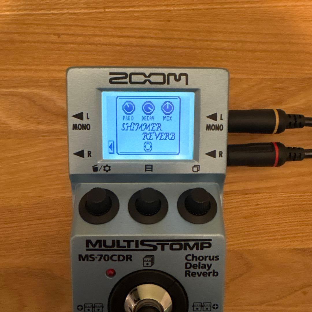 ZOOM MultiStomp MS-70CDR マルチエフェクター
