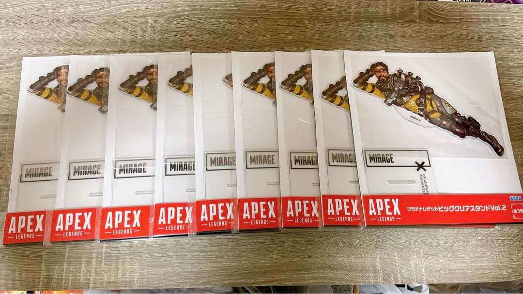 Apex Legends プラチナムザッカビッグクリアスタンド6種　42枚セット