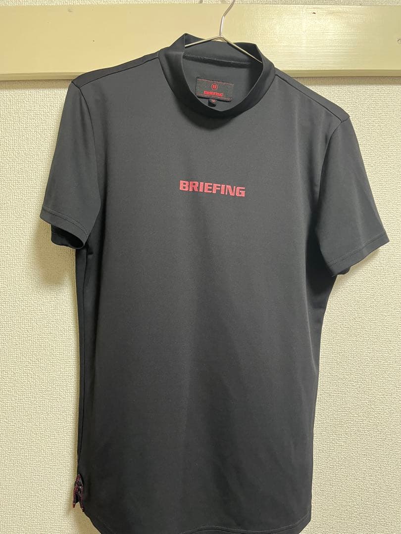 BRIEFING GOLF 半袖モックネック Tシャツ M