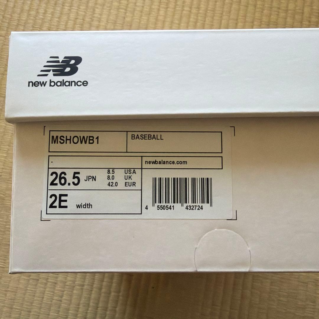 New Balance Ohtani スパイク MSHOWB1 26.5cm