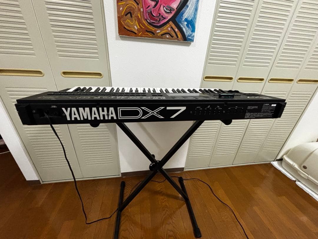 【美品】Yamaha DX7 II-D 純正ケース・説明書・カートリッジ付