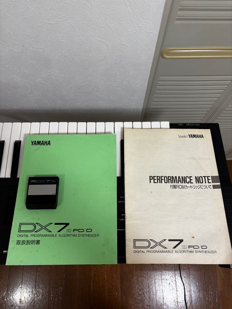 【美品】Yamaha DX7 II-D 純正ケース・説明書・カートリッジ付