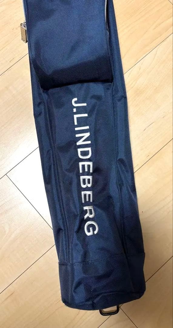 最終値下げ J.LINDEBERG ジェイ リンドバーグ ネイビー セルフバッグ