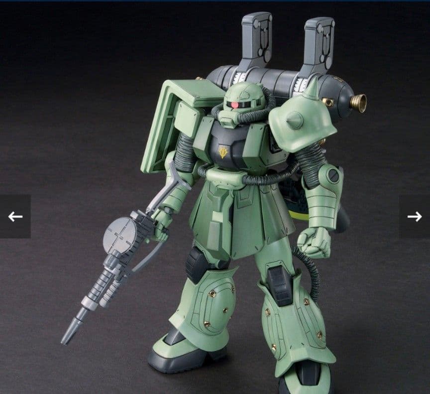 HＧMS-06ザクⅡ+ビックガン(サンダーボルトVer．)新品・未使用